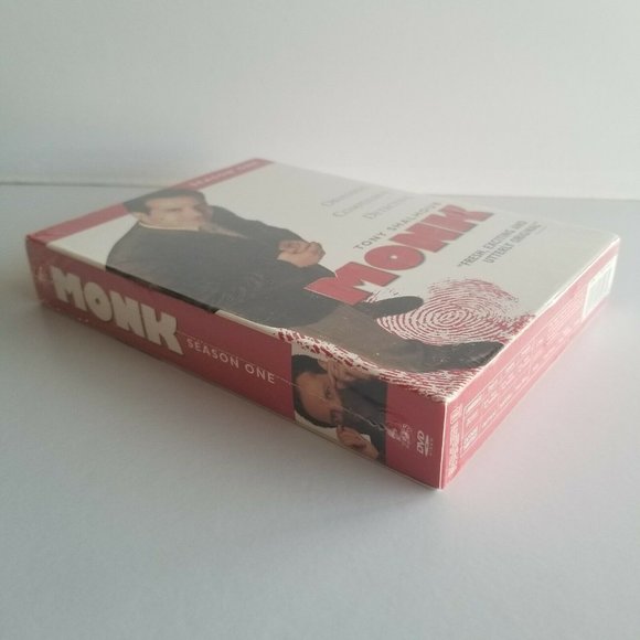 Media | Monk Season 1 Dvd 204 4disc Set New Sealed | Poshmark